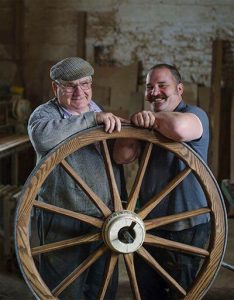 about-greg-mike-rowland-wheelwrights | Mike Rowland & Son Wheelwrights ...
